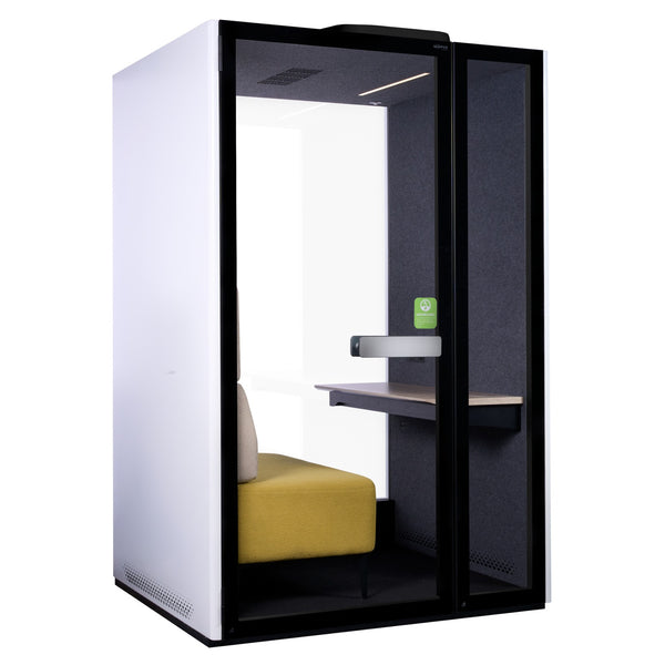 SERIES 2 - W POD 1 Person Work/Zoom Room Pod - 1400 x 1250 x 2180h - INAPOD